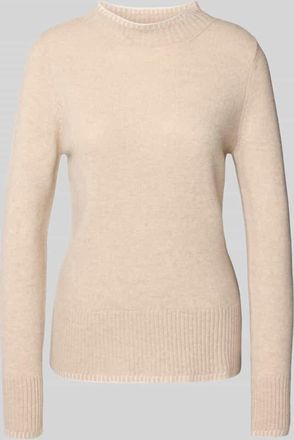 Christian Berg Regular Fit Longsleeve aus reiner Wolle in Strick-Optik