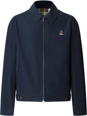 Fa&ccedil;onnable blouson r&eacute;versible en lin et coton m&eacute;lang&eacute;s