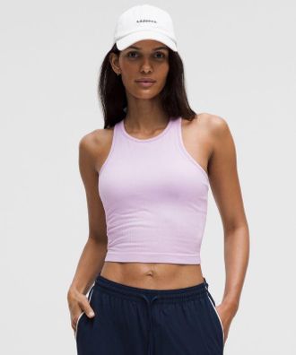 lululemon Débardeur Ebb to Street court dos nageur Maintien léger, bonnets B/C pour Femmes - Violet - Taille 12