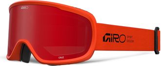 Giro Cruz Skibrille - Snowboardbrille f&uuml;r Herren, Damen, Jugend - Orange Stacked - Amber Scarlet