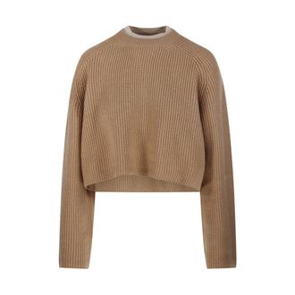 Max Mara Damen, Strickwaren, Braun, SGröße