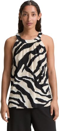 Tom Tailor Damen 1046213 Bluse, 38070-Abstract Beige Zebra, 34