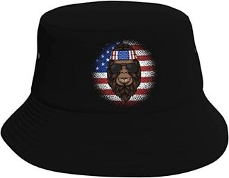 Generic Unisex Chapeau de Soleil Le Singe Porte Un Bandana américain Pecheur Chapeaux Funky Bonnet de Soleil pour Outdoor Filles Sports