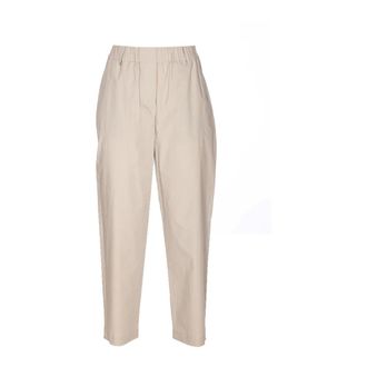 Alysi Femme, Pantalons, Gris, Taille: 40 FR Pantalone Popeline Sigaretta