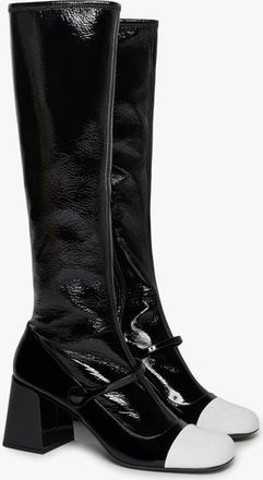 Miu Miu Bottes en cuir verni