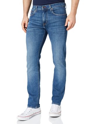 Tommy Hilfiger Herren Slim Bleecker PSTR MW0MW21840 Jeans, Blau (Jacob Indigo), 30W / 32L