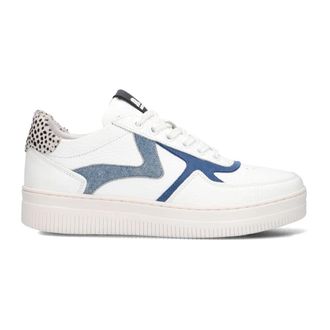 Maruti Wei&szlig;e Low-Top-Sneaker mit Ponyhaar und Wildleder - - Shoes - Damen - Wei&szlig; - 39 EU
