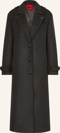 HUGO BOSS Hugo Mantel Milehe grau