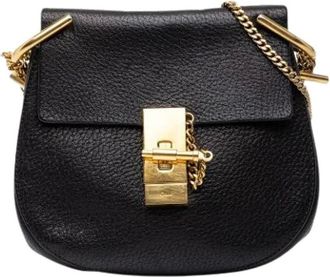 Chlo&eacute; Sac bandouli&egrave;re Drew Pre-owned - Femme - Pre-owned - Noir - Taille: ONE Size