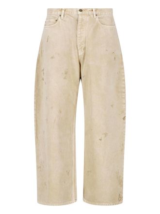 Balenciaga Weite Zerst&ouml;rte Jeans