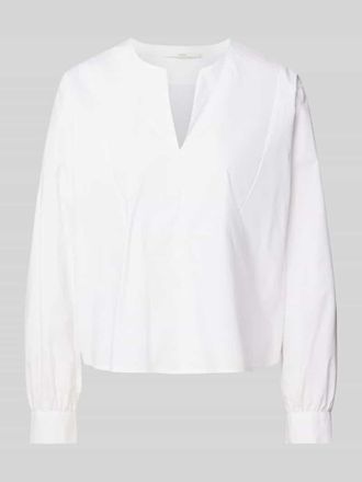 Lanius Regular Fit Bluse mit V-Ausschnitt