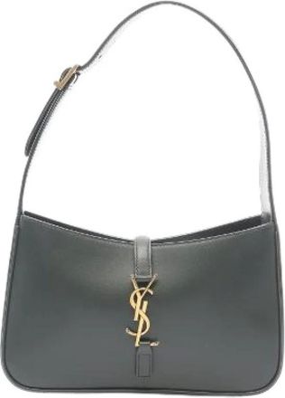 Saint Laurent Pre-owned Sac bandouli&egrave;re en cuir LE 5 A 7 - Femme - Pre-owned - Vert - Taille: ONE Size