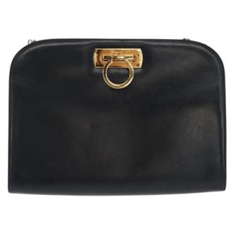 Ferragamo Pre-owned Vintage Gancini Chain Shoulder Bag - - Pre-owned - Damen - Blau - ONE SIZE