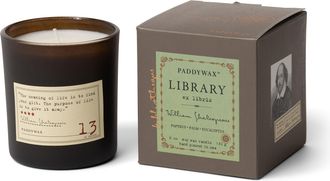 Paddywax William Shakespeare Duftkerze, Library Collection, 170 g - Eukalyptus, Zitronengras, Sandelholz - Luxuskerze