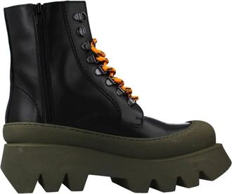 Yellow Femme, Chaussures, Noir, Taille: 38 EU Bota Cordones