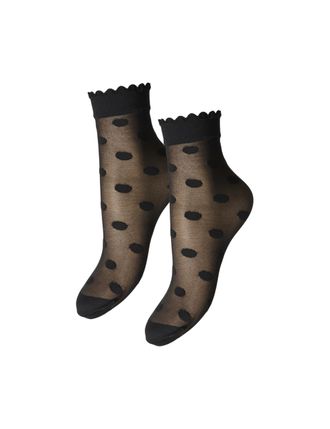 Pieces Pcmia Nylon Socks Dot 2 Pack Noos