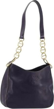 Prada Sac bandouli&egrave;re vintage en cuir pr&eacute;-poss&eacute;d&eacute; - Femme - Pre-owned - Violet - Taille: ONE Size