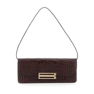 Victoria Beckham Dorian East-West Clutch - - Bags - Damen - Braun - ONE SIZE