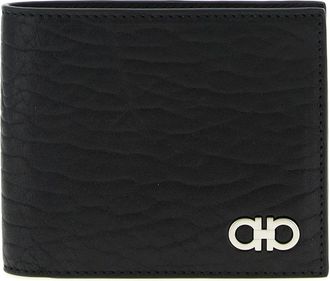 Ferragamo Homme, Accessoires, Noir, Taille: ONE Size Gancini Wallet