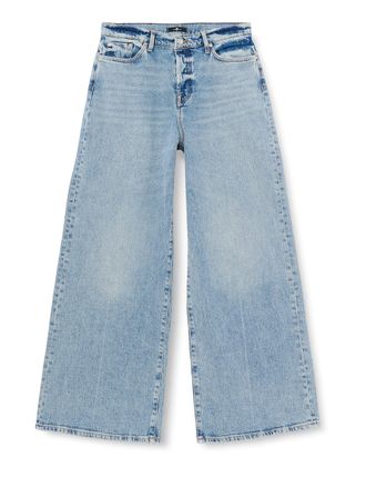 7 For All Mankind Damen Jszoc100 Jeans, Light Blue, 29 EU