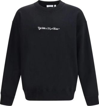 Off-white The Script Arrow Rundhals-Sweatshirt - - Sweatshirts & Hoodies - Herren - Schwarzk - L