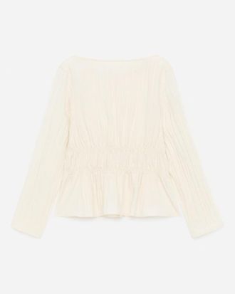 Arket Gesmoktes Oberteil -Beige