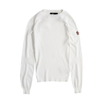Moncler Gerippter Pullover - - Knitwear - Damen - Beige - S