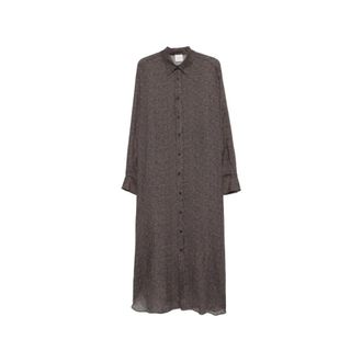 Alysi Femme, Robes, Gris, Taille: 34 FR Robe Chemise
