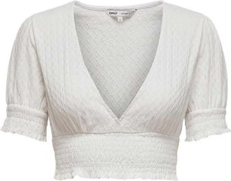 Only Onlhannah S/S Smock Top JRS Noos