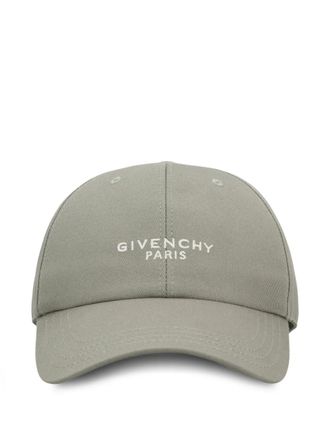 Givenchy Baseballkappe mit Logo-Stickerei - Grau