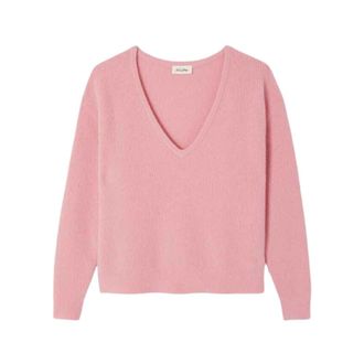 American Vintage Damsville Pullover - - Knitwear - Damen - Rosa - XS/S