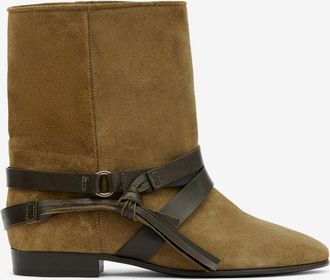 Isabel Marant Boots Rejen - Femme - Olive Fonc&eacute; - Taille 36 - Isabel Marant