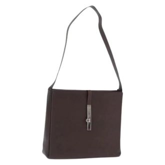 Ferragamo Pre-owned Leder Schultertasche - - Pre-owned - Damen - Braun - ONE SIZE