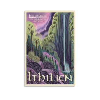 Generic Vintage-Reiseposter, Herr der Ringe, Filmposter, Druck, Fotokunst, Malerei, Leinwand, Poster, Heimdekoration, Poster, 30 x 45 cm