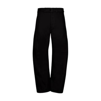 Christophe Lemaire Homme, Pantalons, Noir, Taille: XS Pantalon Ceinture Torsad&eacute;e