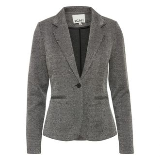 Ichi Modern Struktur Blazer - - Jackets - Damen - Grau - XL