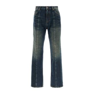Versace Distressed Gerades Jeans - - Jeans - Herren - Blau - W32