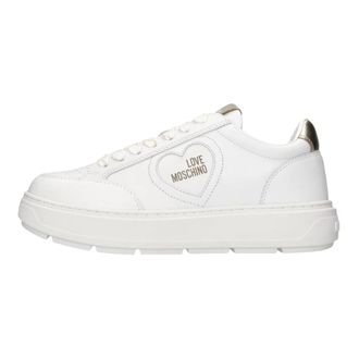 Love Moschino Logo Low Top Sneakers - - Shoes - Damen - Wei&szlig; - 38 EU