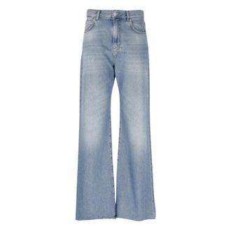 Calvin Klein Jeans Wide Leg Jeans - - Jeans - Damen - Blau - W25