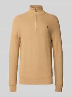 Polo Ralph Lauren Regular Fit Troyer mit Label-Stitching