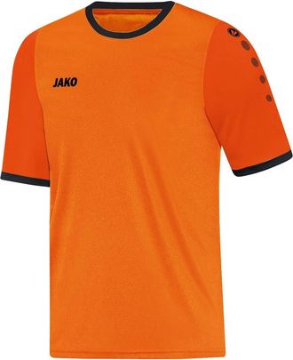 Jako Herren Fußballtrikots Trikot Leeds KA, Neonorange/orange/schwarz, XL, 4217