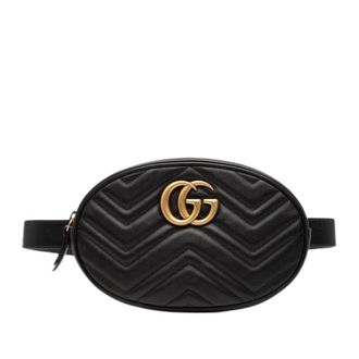Gucci Pre-owned Gesteppte G&uuml;rteltasche - - Pre-owned - Damen - Schwarzk - ONE SIZE