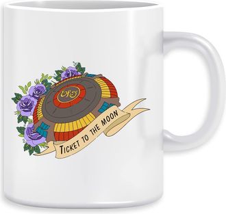 Vendax Elo Spaceship Kaffeebecher Becher Tassen Ceramic Mug Cup