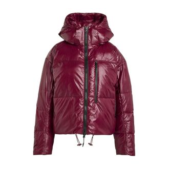 adidas by Stella McCartney Doudoune courte matelass&eacute;e - Femme - Sport - Rouge - Taille: 36 FR
