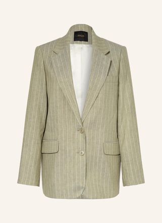 Maje Blazer Mit Leinen gruen