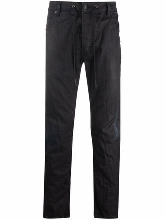 Diesel Krooley Joggjeans im Tapered-Design - Schwarz