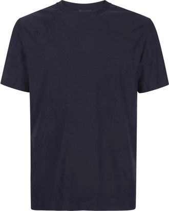 Emporio Armani Homme, Tops, Bleu, Taille: M T-Shirt