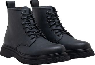 Replay Herren Low Boot Stiefel mit Schnürsenkeln, Schwarz (Black 003), 42