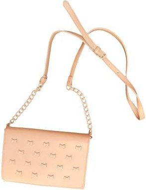 Betsey Johnson XOSYBIL-BOWS, sac à bandoulière pour femme, rose saumon, cuir synthétique, motif noeud décoratif