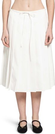 Prada Pleated Midi Skirt